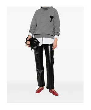 AGOLDE Glossy Straight-leg Trousers