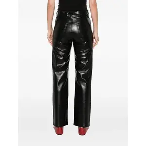 AGOLDE Glossy Straight-leg Trousers