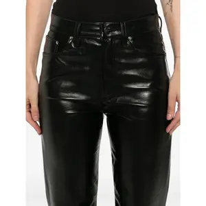 AGOLDE Glossy Straight-leg Trousers