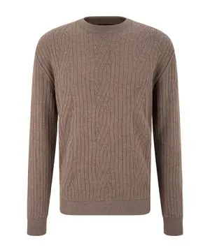 Brioni Knitted Crew-neck Pullover