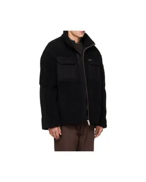 Canada Goose Zip-up Fleece Jacket - Black