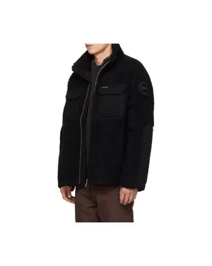 Canada Goose Zip-up Fleece Jacket - Black