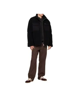 Canada Goose Zip-up Fleece Jacket - Black