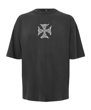 REPRESENT Crewneck Shortsleeve Top - Black