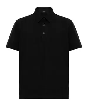 Brioni Short-sleeved Polo Shirt - Black
