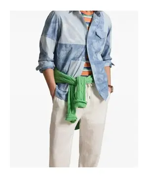 Polo Ralph Lauren Patchwork Chambray Shirt