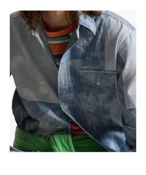 Polo Ralph Lauren Patchwork Chambray Shirt