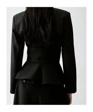 Jacquemus Long Sleeve Tie Detailed Jacket