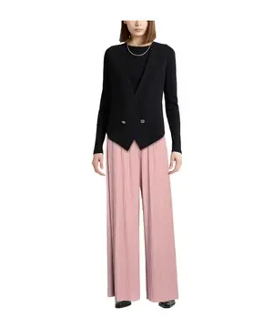 Max Mara Wide Leg Elasticated Waist Pants
