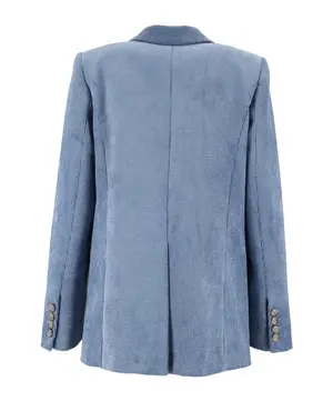 ERMANNO FIRENZE Double-breasted Corduroy Blazer