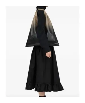 MAISON MARGIELA Ombre Effect Triangular Silhouette Top Handle Shoulder Bag