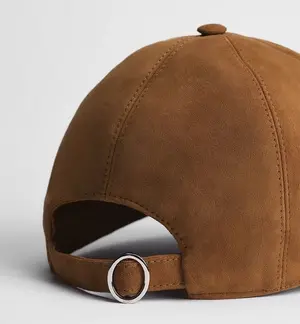 Dior Suede Lambskin Baseball Cap - Camel