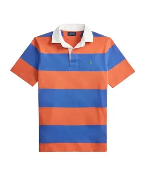 Polo Ralph Lauren Striped Rugby Polo Shirt - Orange