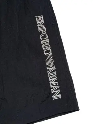 Emporio Armani Logo Print Swim Shorts