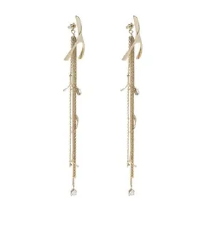 Alexander McQueen Chain Pendant Earrings
