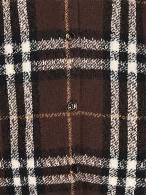 Burberry Check Cashmere Overshirt