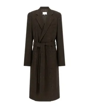 MAISON MARGIELA Four Stitches Coat - Brown