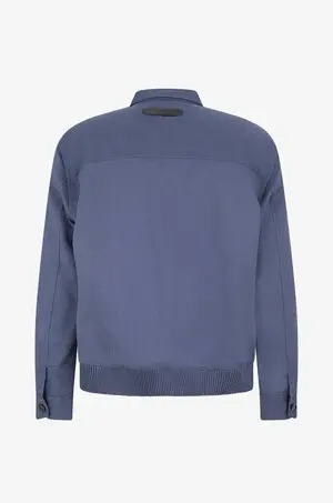 Brioni Linen-cotton Blend Zip-up Shirt Jacket