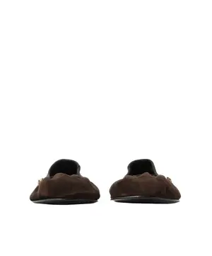 Versace Medallion Detail Ballet Flats - Black