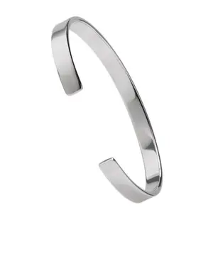 MAISON MARGIELA Logo Flat Cuff Bracelet