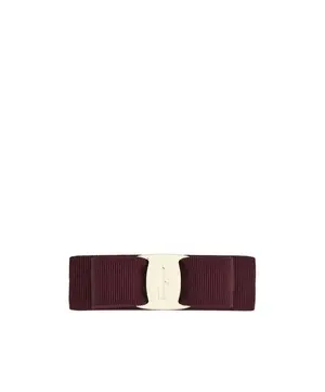 FERRAGAMO Vara Bow Hairclip - Plum