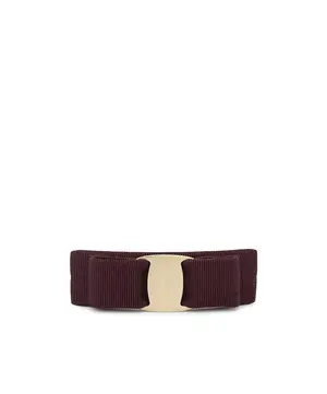 FERRAGAMO Vara Bow Hairclip - Plum