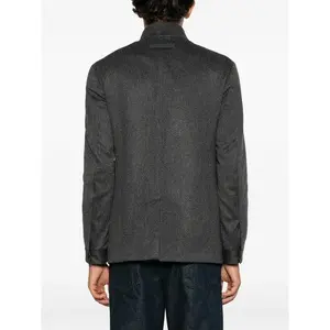 Zegna Long-sleeve High-neck Jacket