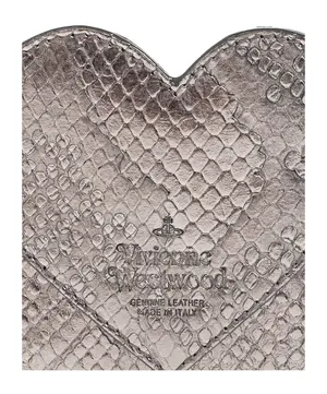 VIVIENNE WESTWOOD Heart-trim Embossed Card Holder