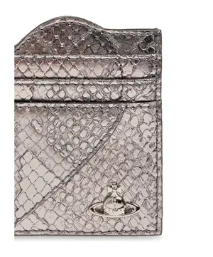 VIVIENNE WESTWOOD Heart-trim Embossed Card Holder