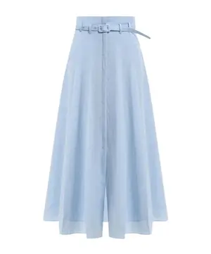 Gabriela Hearst Belted Midi Skirt