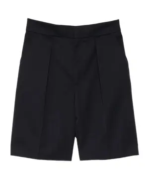 Victoria Beckham Pleated-front Knee-length Shorts