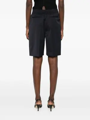 Victoria Beckham Pleated-front Knee-length Shorts