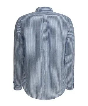 Polo Ralph Lauren Logo Detailed Striped Shirt