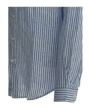 Polo Ralph Lauren Logo Detailed Striped Shirt