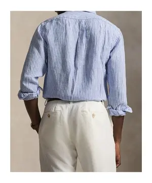 Polo Ralph Lauren Logo Detailed Striped Shirt