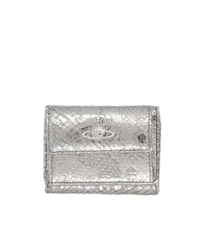 VIVIENNE WESTWOOD Embossed Wallet - Silver