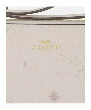 COACH Corner Zip Wristlet With Star Print