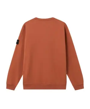 Stone Island Regular-fit Crewneck Sweatshirt With Ribbed Inserts