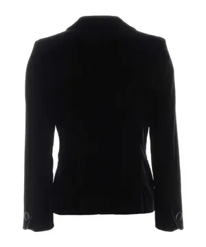 Giorgio Armani Single-breasted Jacket In Stretch Velvet