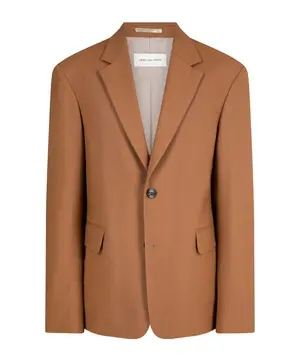 Dries Van Noten Single-breasted Long-sleeve Blazer - Brown