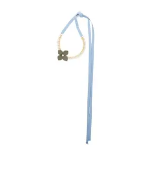 Marni Flower Necklace - Blue