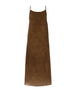 UMA WANG Sleeveless Dress - Brown
