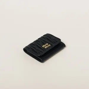 Miu Miu Matelassé Nappa Leather Card Holder