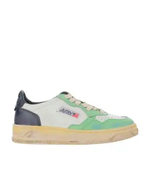 AUTRY Medalist Colour-block Low-top Sneakers - Nude