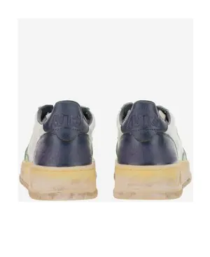 AUTRY Medalist Colour-block Low-top Sneakers - Nude