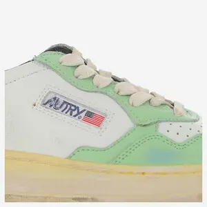 AUTRY Medalist Colour-block Low-top Sneakers - Nude