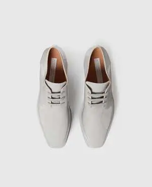 Stella McCartney Lace-up Platform Shoes - Light Gray