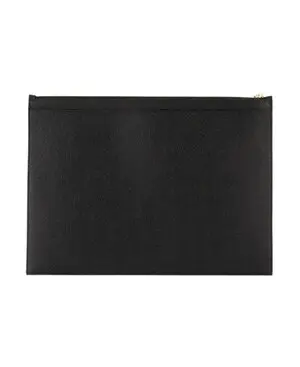 Thom Browne Rwb Stripe Zip-up Laptop Holder