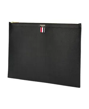 Thom Browne Rwb Stripe Zip-up Laptop Holder