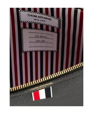 Thom Browne Rwb Stripe Zip-up Laptop Holder